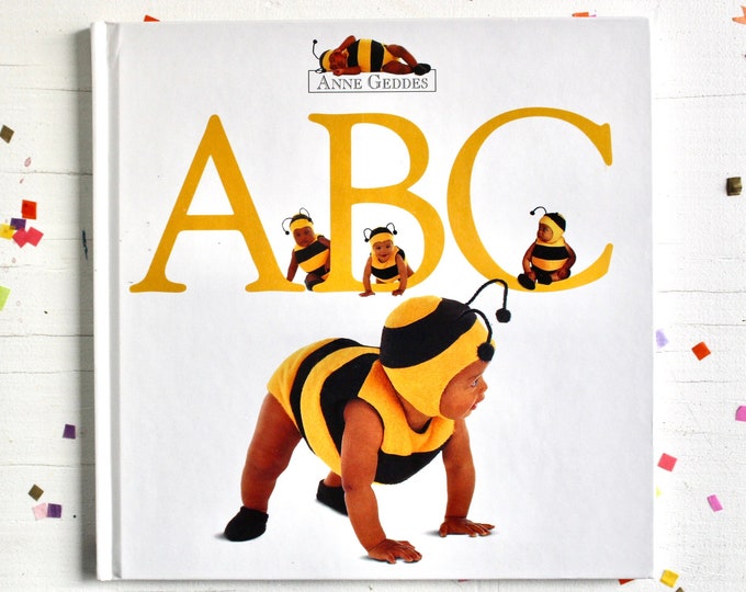 Anne Geddes ABC Kids Alphabet Book, Vintage 90s Early Learning Toddler ...