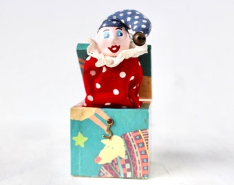 Clown in the box | Etsy