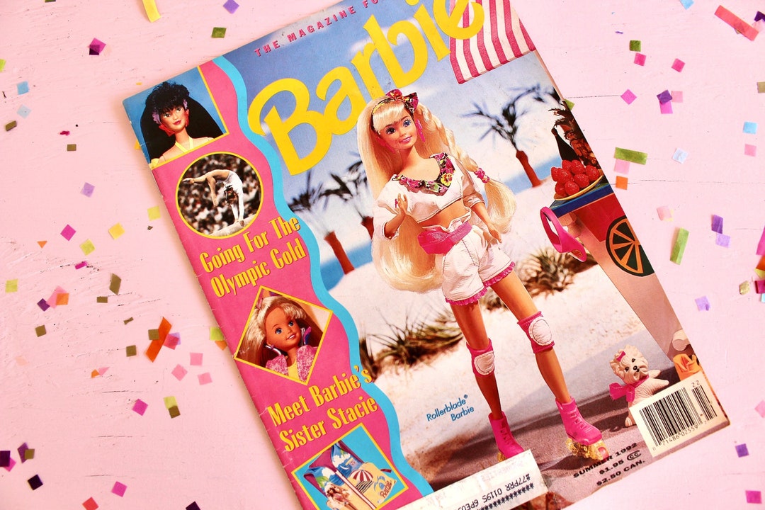 Rollerblade Hot Skatin Barbie Magazine for Girls 90s Vintage - Etsy