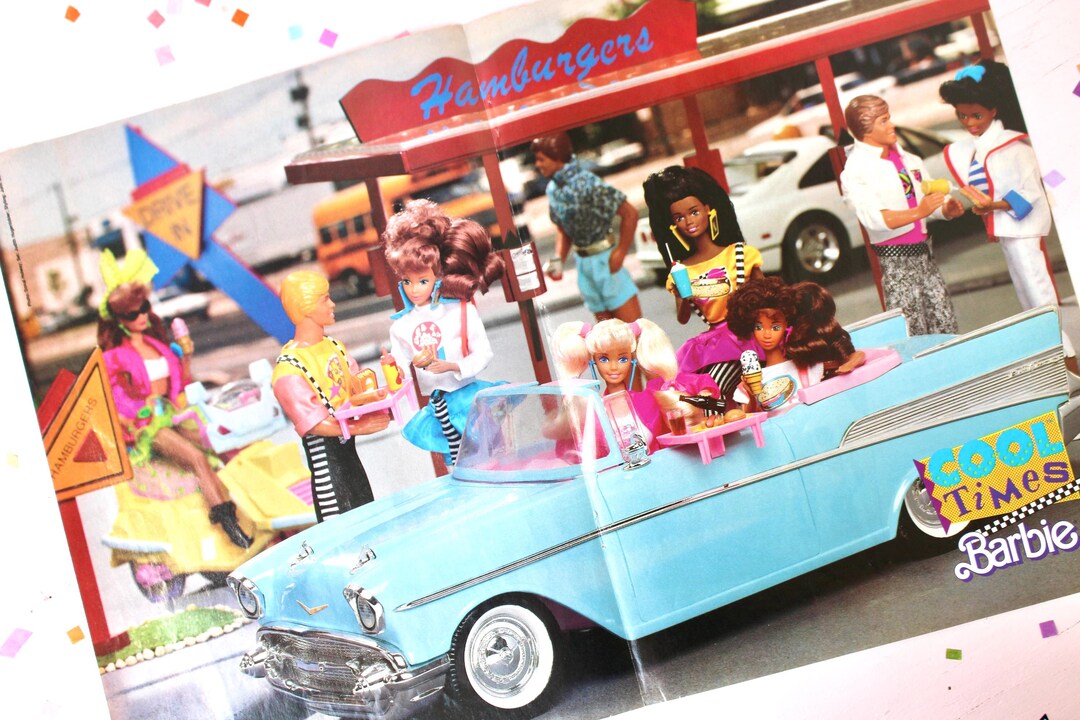 Vintage Cool Times Barbie Poster, Vintage Barbie Magazine, Retro Barbie ...