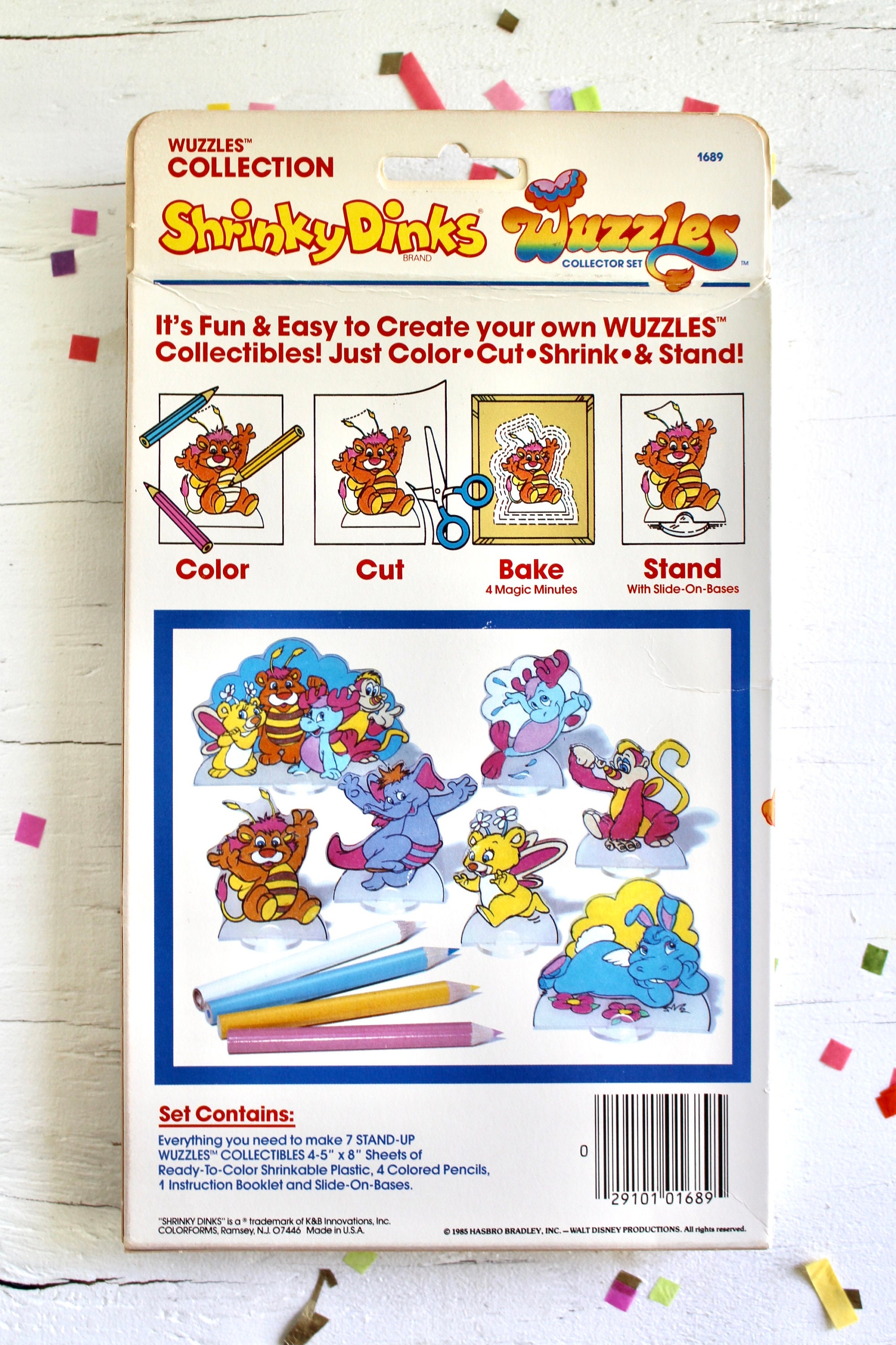 Wuzzles Shrinky Dinks Collector Activity Set Vintage 80s | Etsy