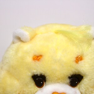 Funshine Care Bear Plush, Vintage Soft Yellow Bear Stuffed Animal ...