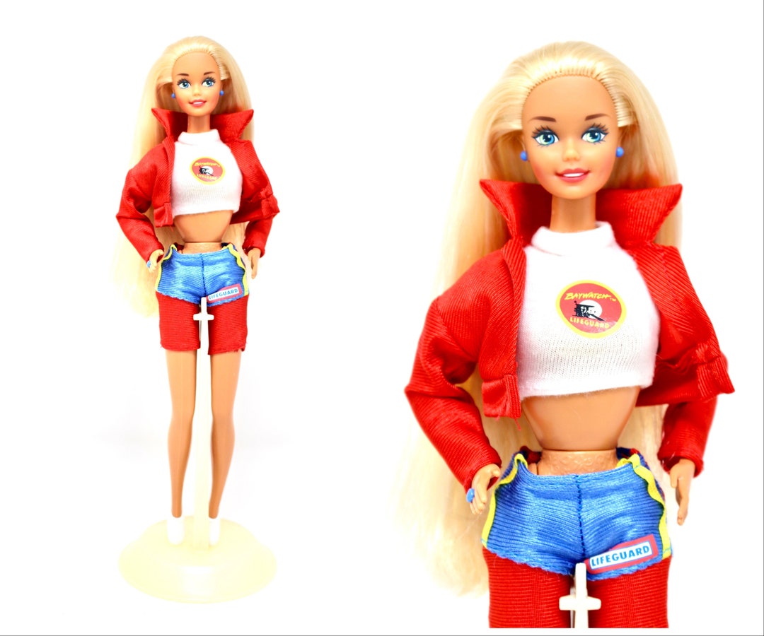 Baywatch Barbie Doll 1990s Beach Lifeguard Barbie Doll 90s - Etsy