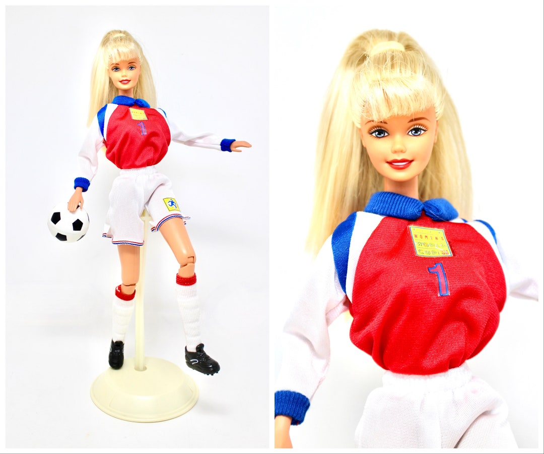 1998 Soccer Barbie Doll FIFA Women's World Cup, Vintage 90s Sports ...