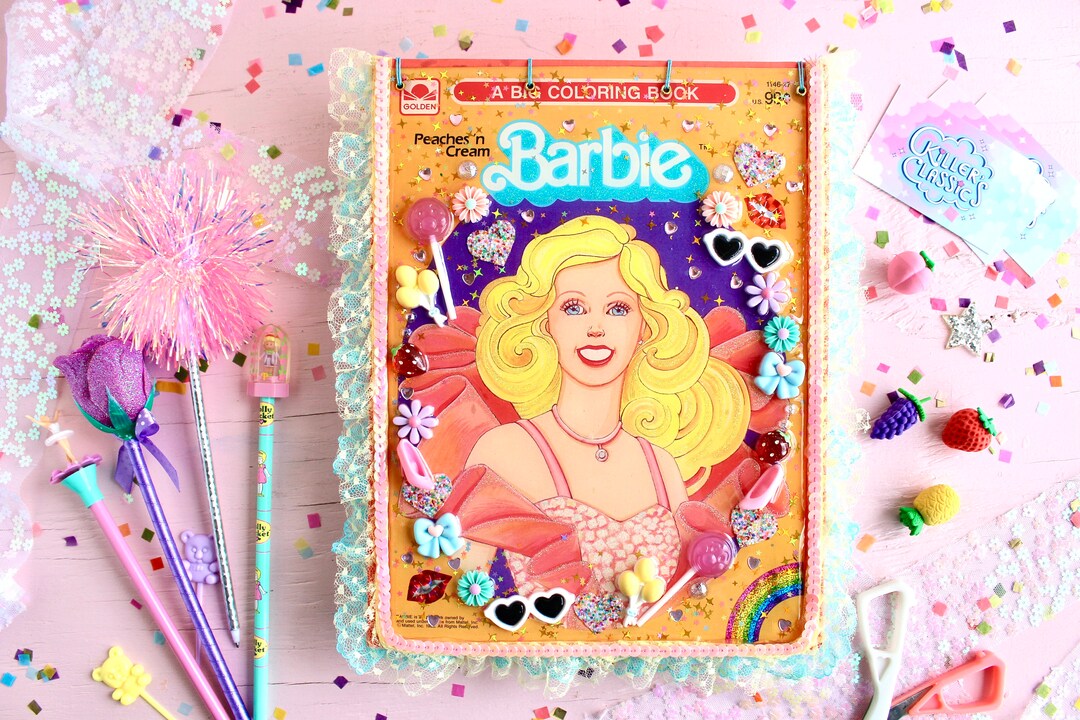 80s Nostalgia Charm Journal, Retro Girl Spiral Notebook Gift, Peaches N ...