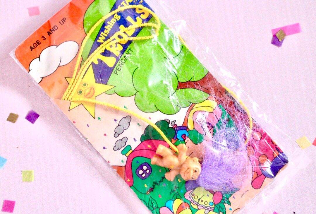 Troll Doll Necklace Vintage Wishing Star Trolls Jewelry - Etsy