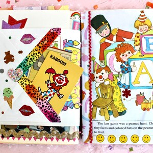 80s Nostalgia Junk Journal, Repurposed Vintage Kids Book, Bespoke ...