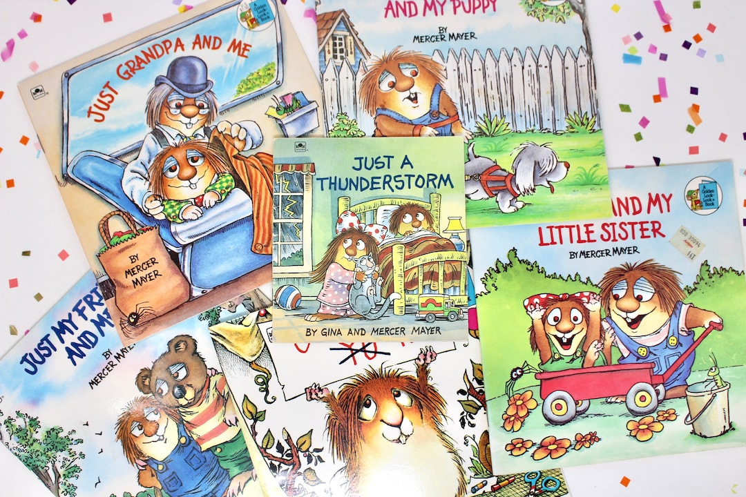 Little Critter Softcover Books Set of 6 , Just Me and My Grandpa Puppy ...