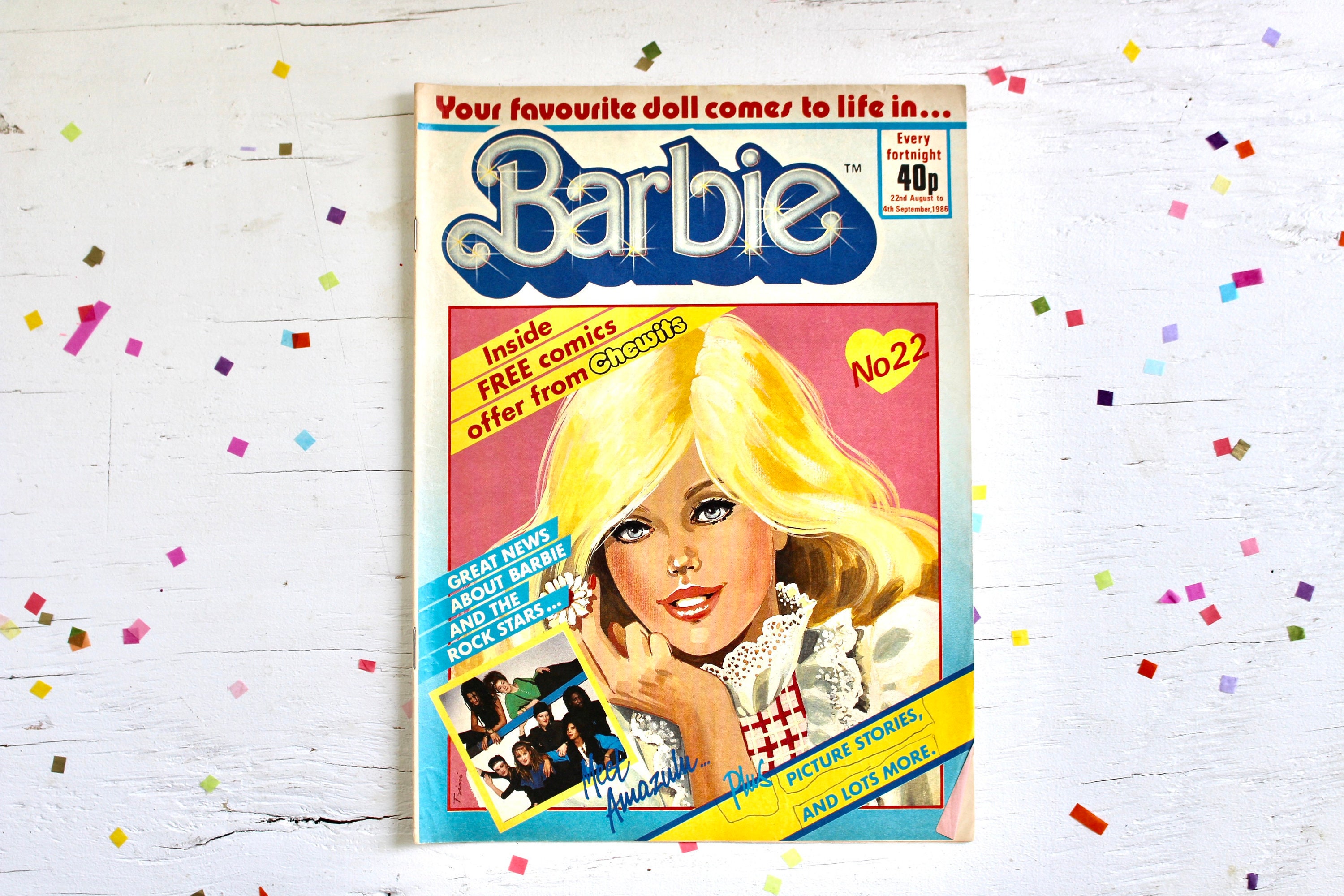 Rare 1986 UK Barbie Magazine for Kids Issue 22 Vintage 80s | Etsy