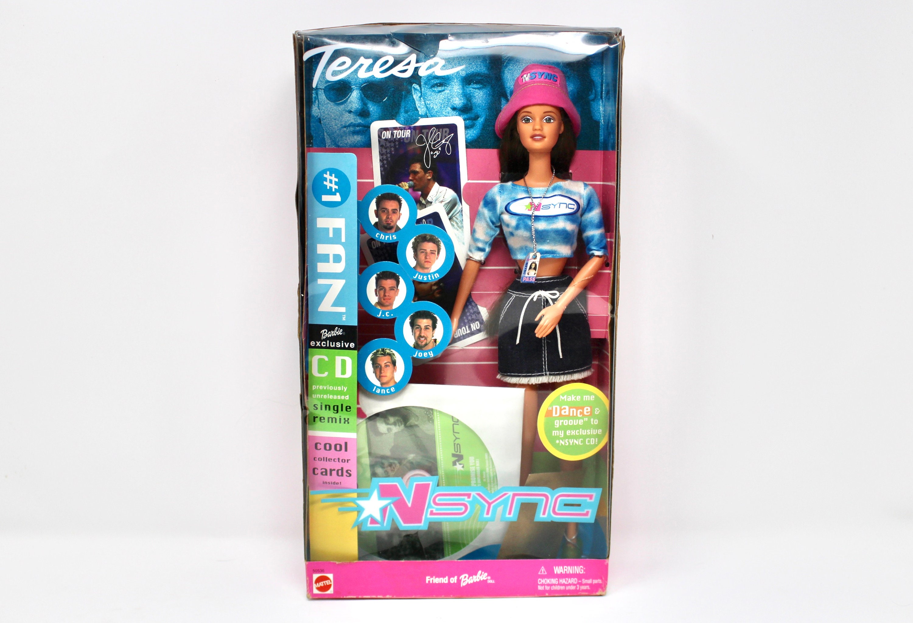 Mattel 50536 NSYNC Friend of Barbie Theresa Doll with CD and Cute ...