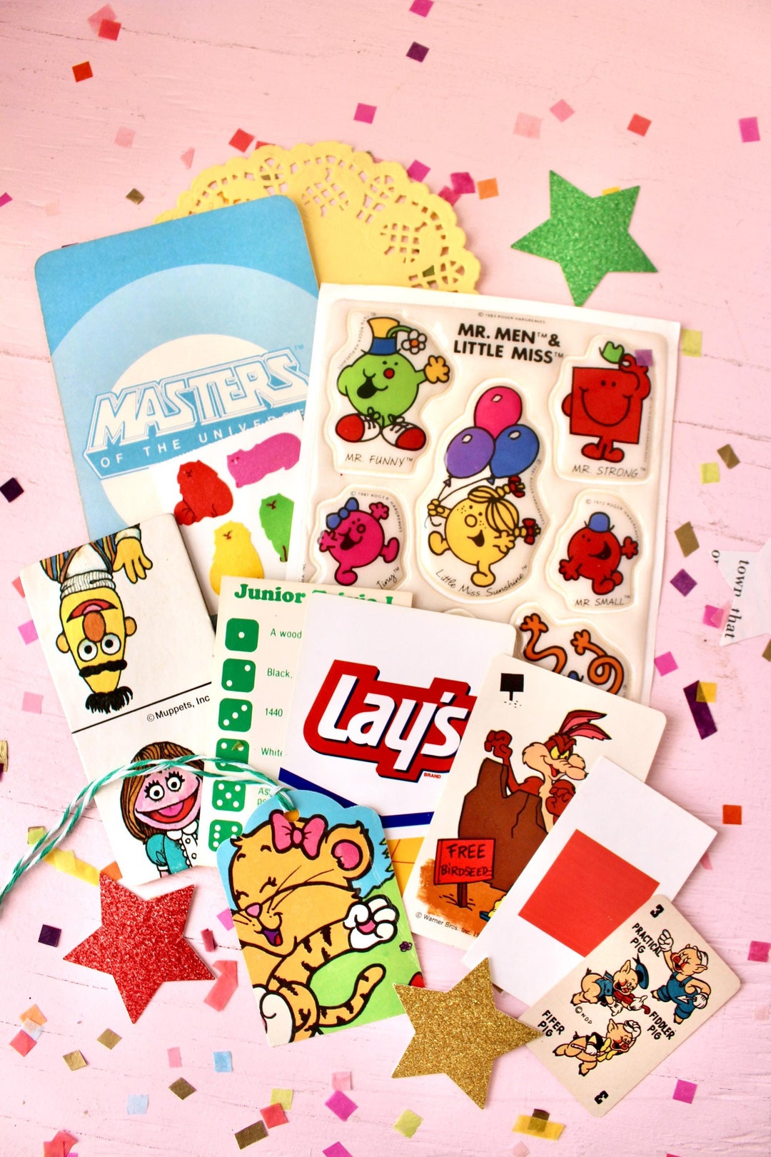 80s Kid Paper Pack, Vintage Junk Journal Ephemera, Vintage Puffy ...