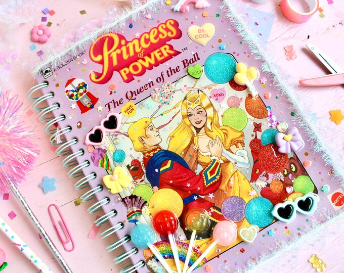 80s Nostalgia Junk Journal, Repurposed Vintage Kids Book, Bespoke ...