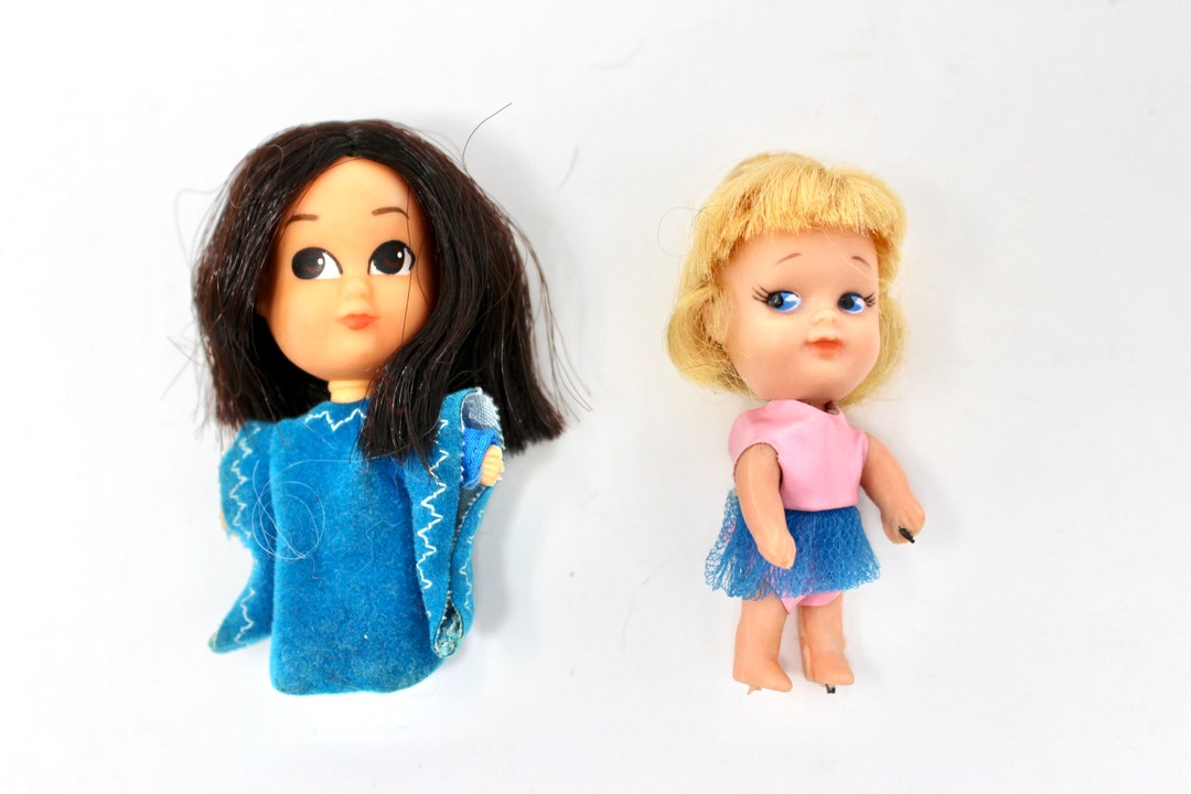 Vintage Liddle Kiddles Dolls, Sleeping Beauty Storykin, Blonde Liddle ...