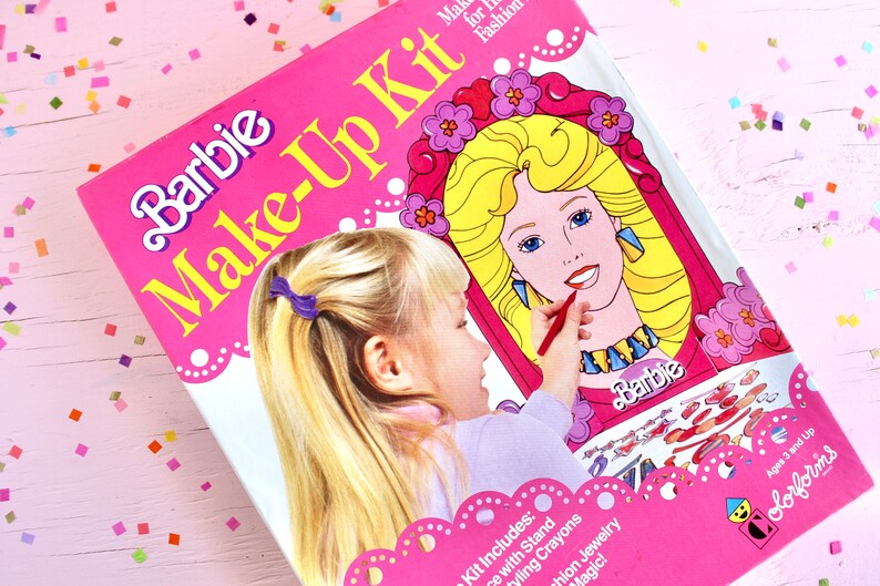 Barbie Make up Kit Colorforms Dress up Play Set Vintage 80s - Etsy