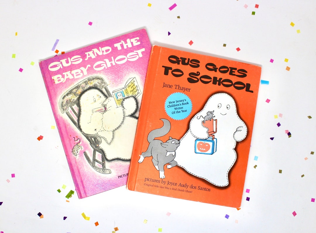 Gus the Ghost Hardcover Book Set of 2, Goes to School and Gus and the ...