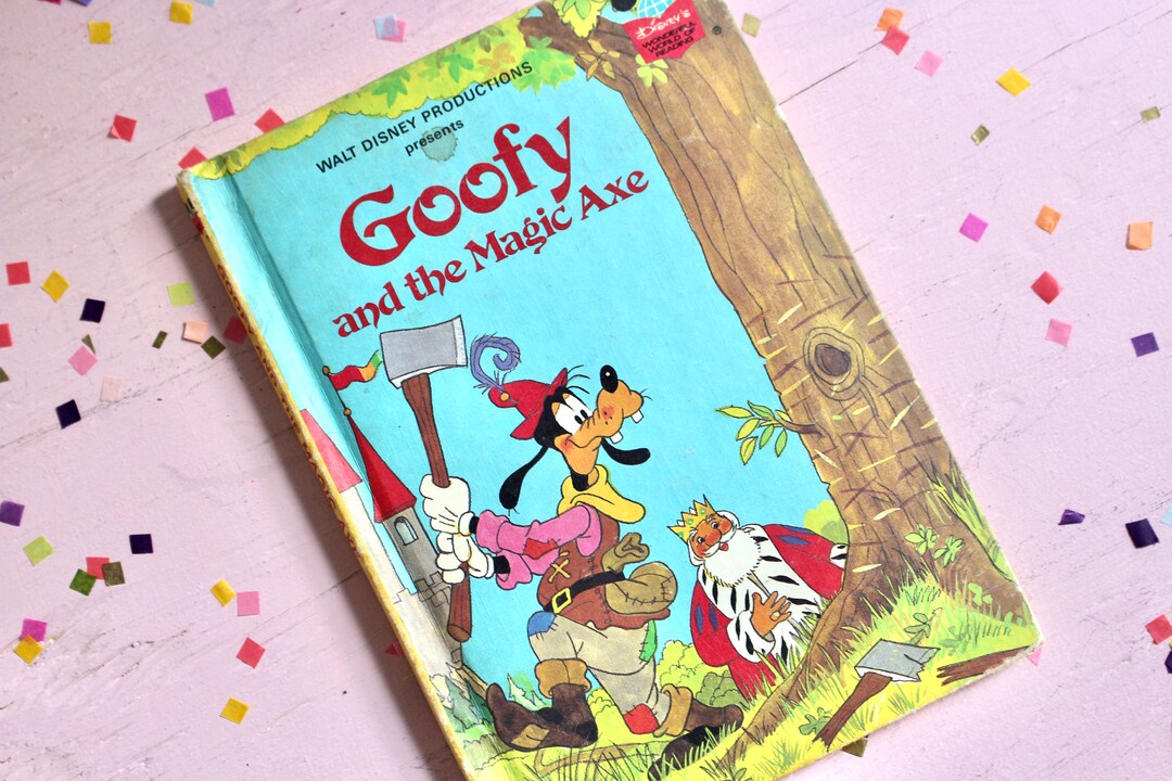 Goofy and the Magic Axe Kids Book Vintage 80s Walt Disney - Etsy