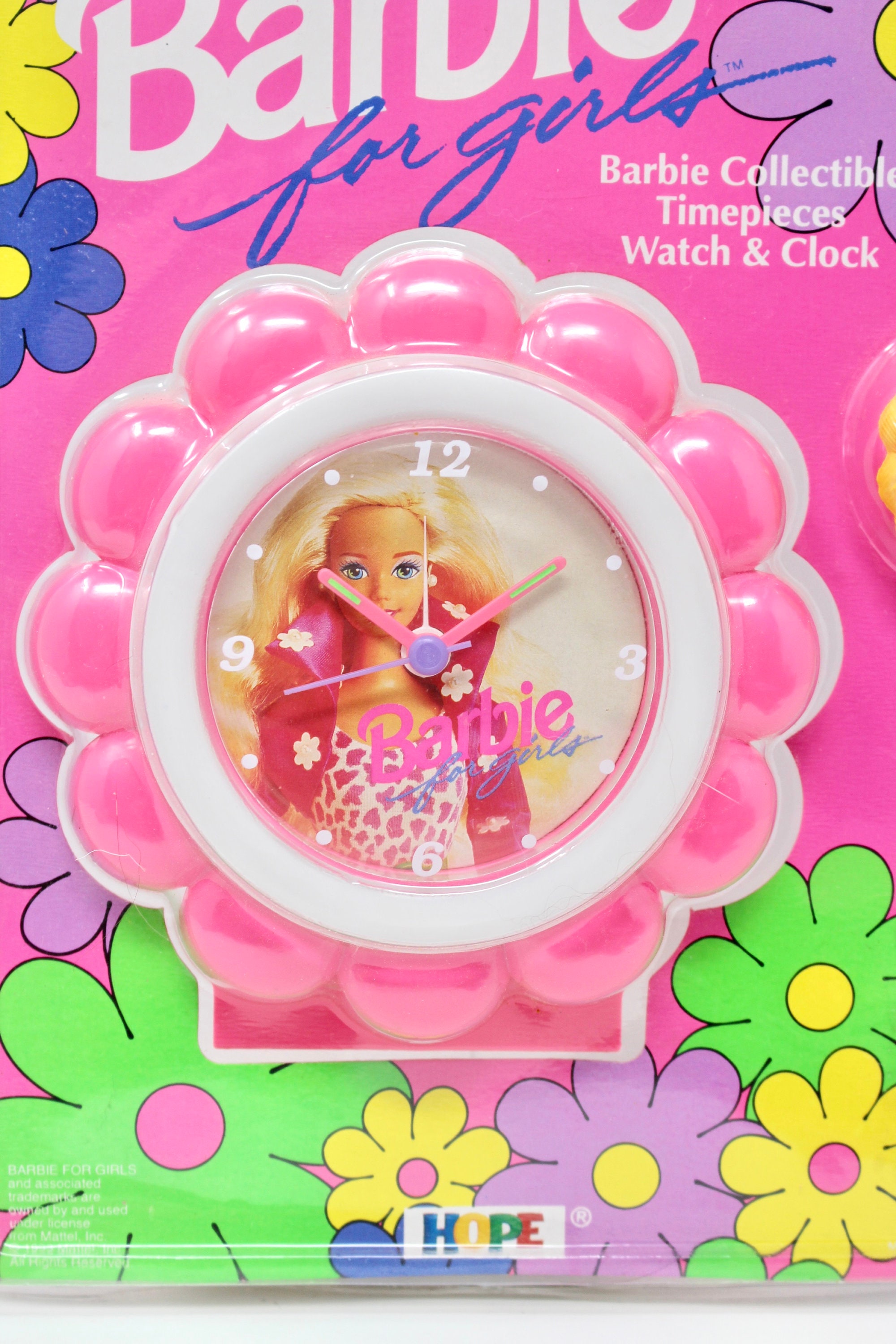 Barbie Flower Clock and Wrist Watch New in Package Vintage - Etsy