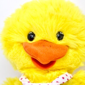 Suzy Zoo Stuffed Animal Plush Toy, 80s Vintage Yellow Duck With Dress ...