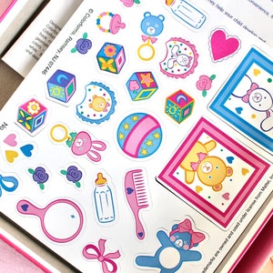 Kelly and Barbie Colorforms Play Set, Vintage 80s 90s Barbie Kids Vinyl ...