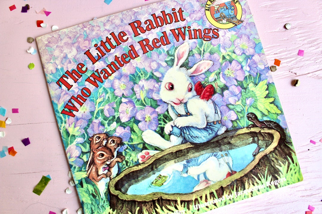 The Little Rabbit Who Wanted Red Wings Kids Book Vintage - Etsy