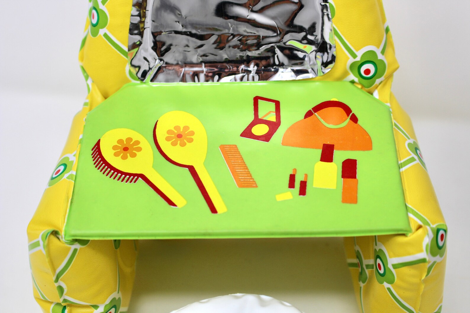 70s Inflatable Barbie Furniture Set Green Brown Yellow Blow - Etsy