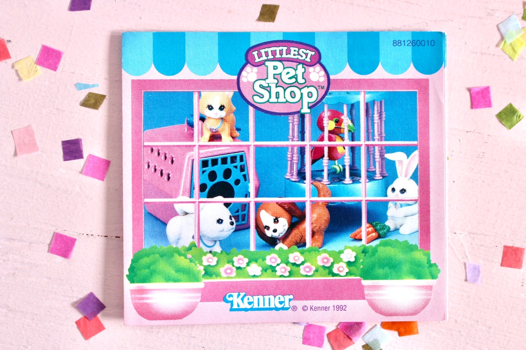 Vintage Littlest Pet Shop Promotional Merchandise Booklet, 1992 Cozy ...