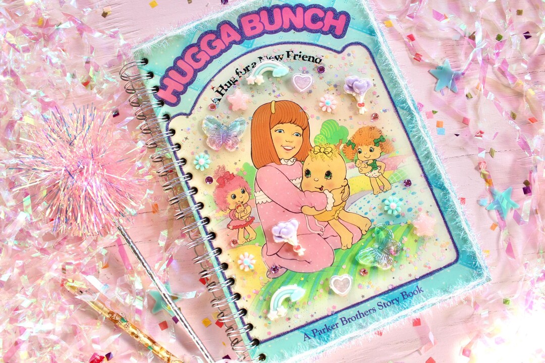 80s Nostalgia Charm Journal, Retro Hugga Bunch Spiral Notebook Gift ...