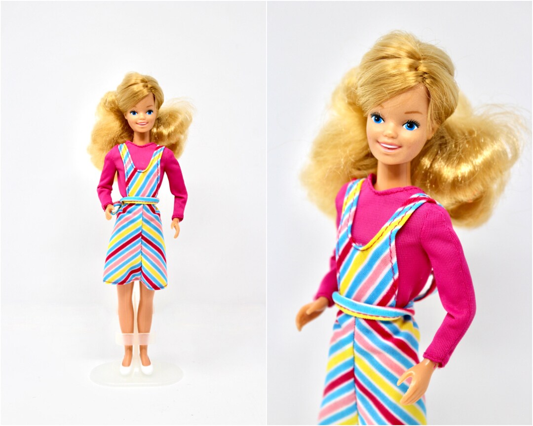 Hot Stuff Skipper Doll in Rainbow Striped 80s Fashion - Etsy