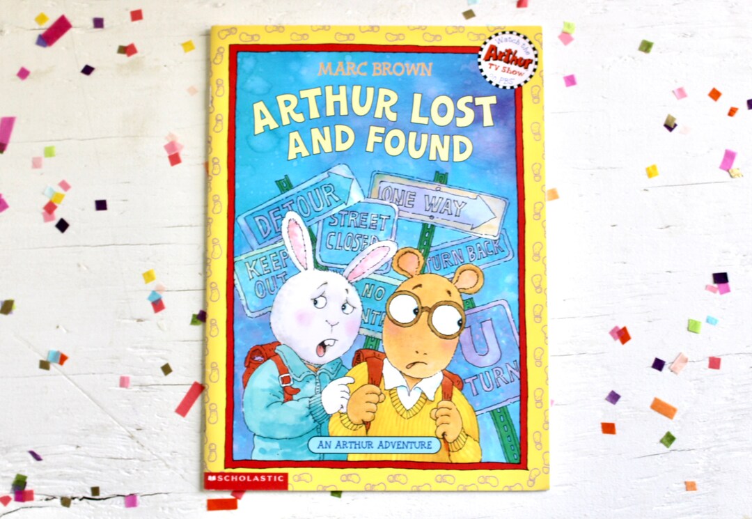 Arthurs Lost and Found Softcover Book by Marc Brown, Vintage 90s Arthur ...