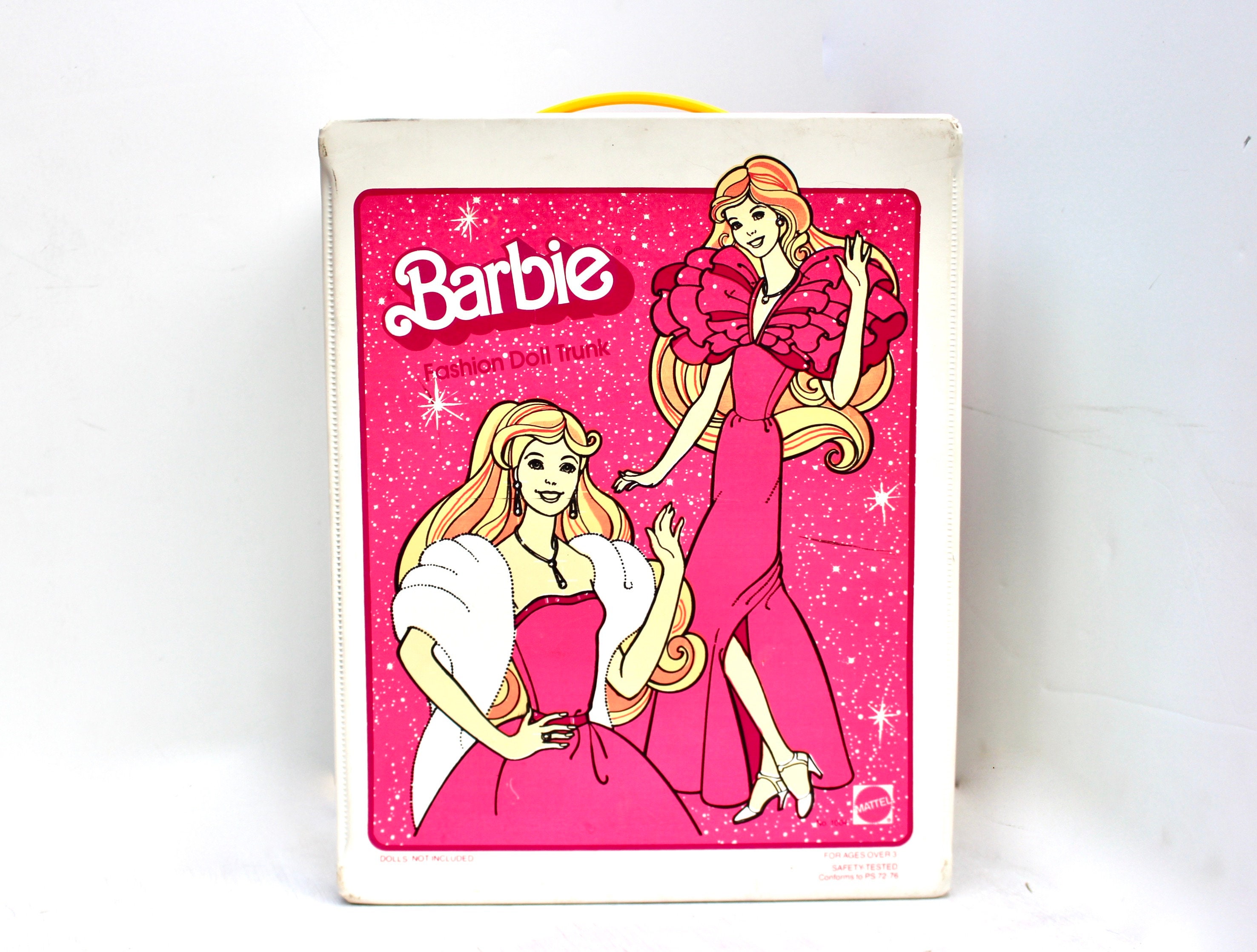 Case Barbie vintage Fashion Trunk Mattel Box 80s Pink Toys & Games ...