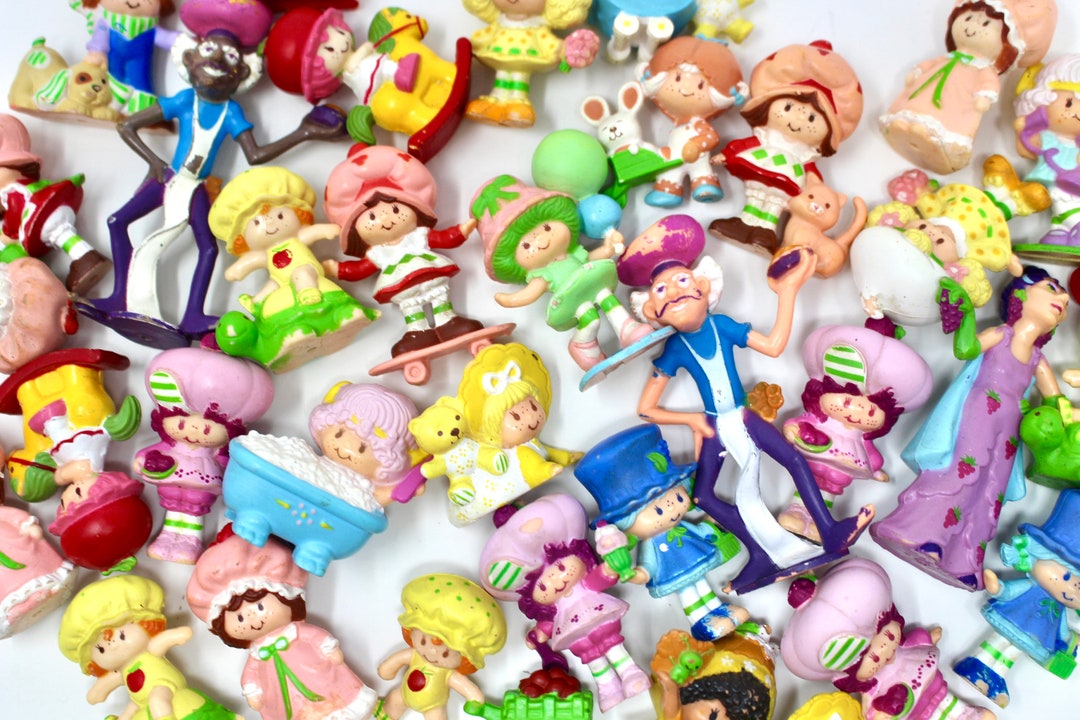 Vintage Strawberry Shortcake Mini PVC Figures- Choose Your Own- 80S SSC ...