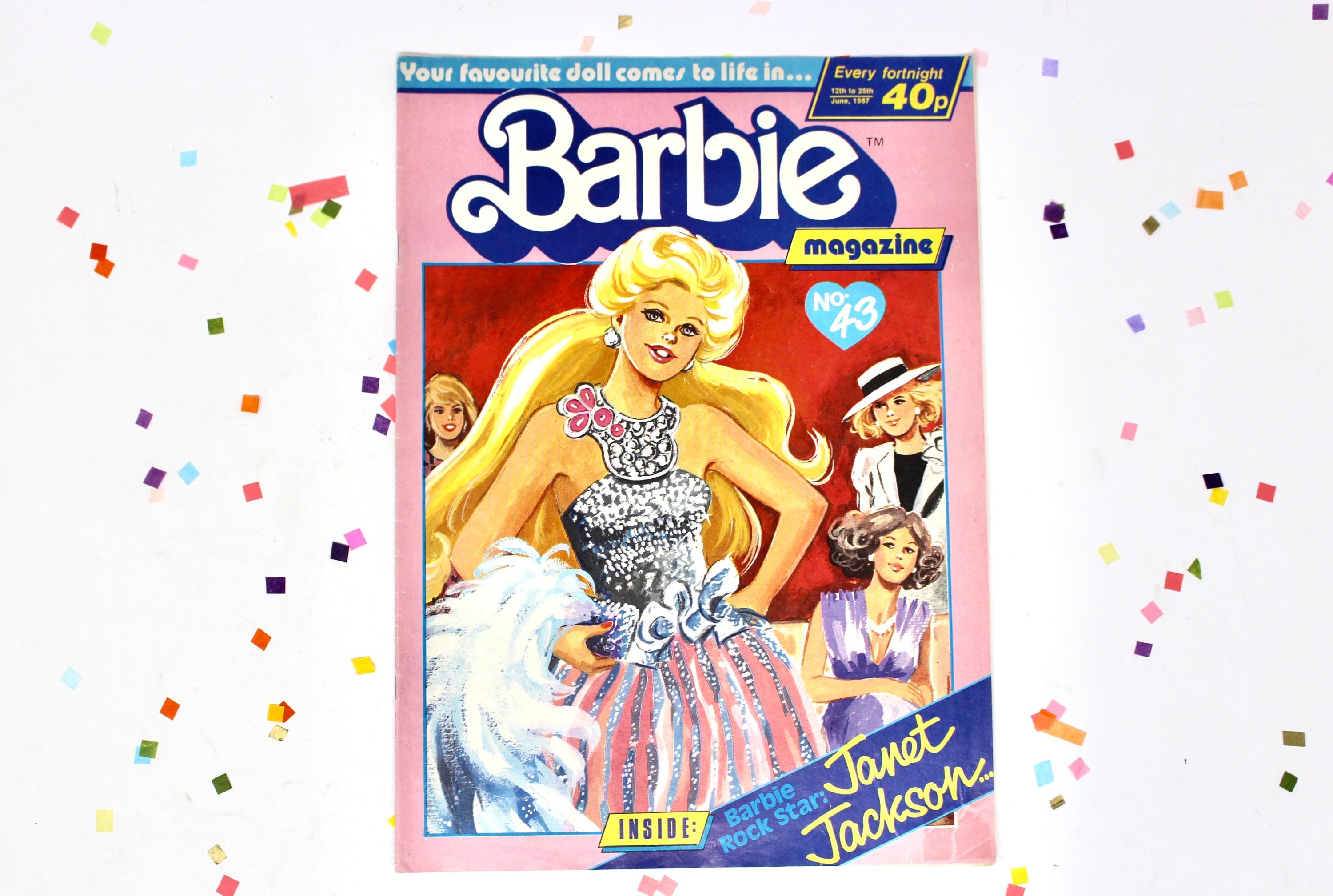 UK Jewel Secrets Barbie Magazine for Kids Issue 43 from 1987 | Etsy