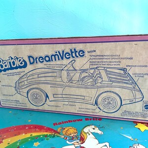 Rare Barbie Dream Vette in Original Box, Vintage 1982 Pink Gremlins ...