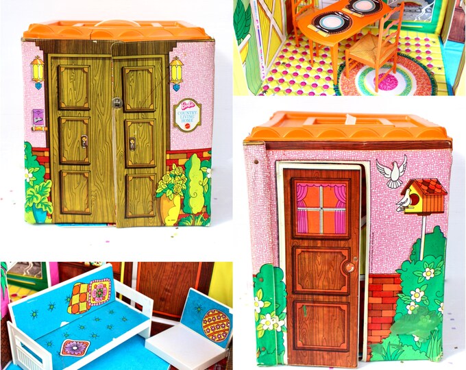 70s Barbie Country Living Home Retro Barbie House - Etsy