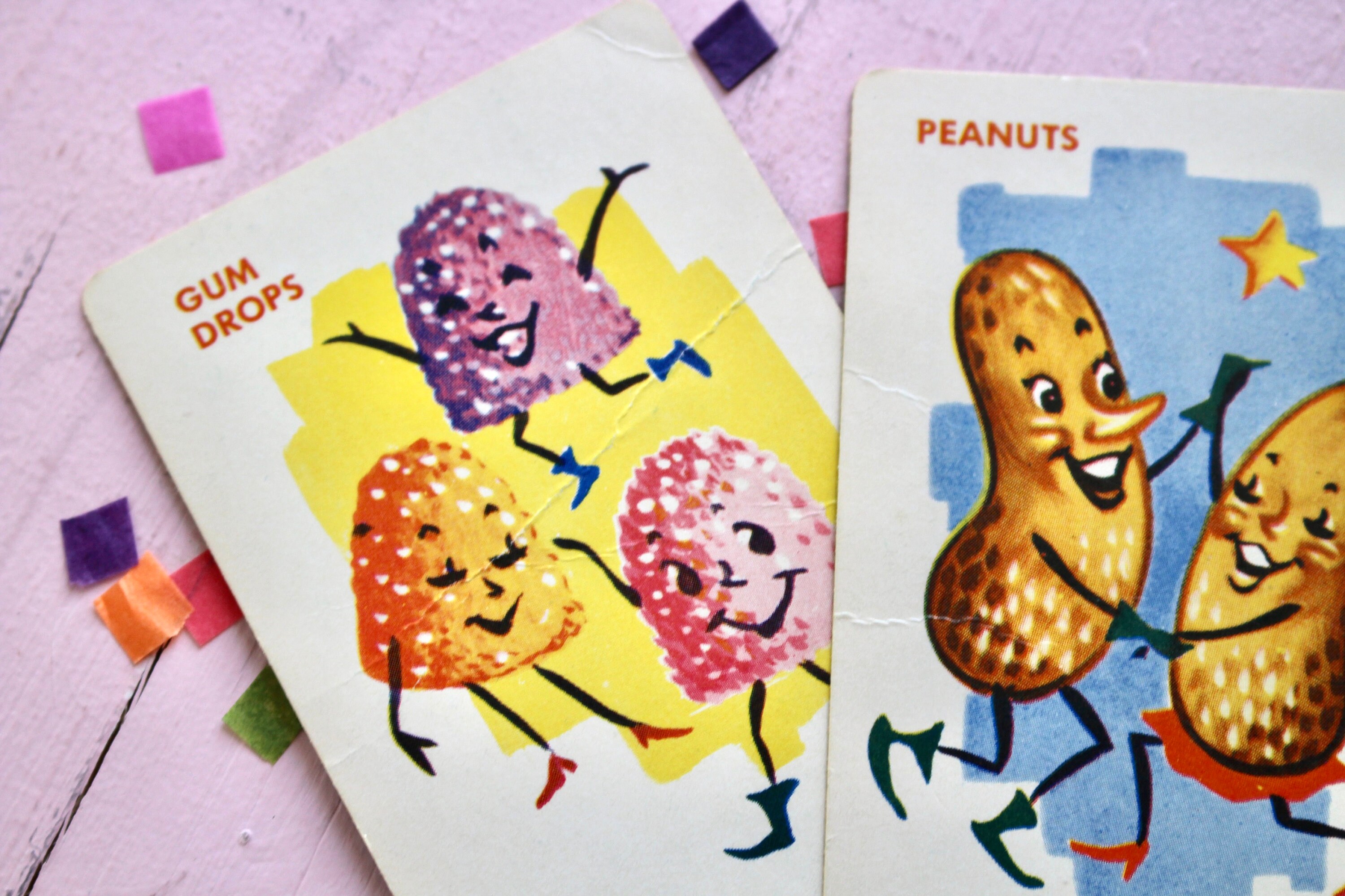 Candy Dandy Playing Cards Set of 8 Retro Candy Cards 50s 60s - Etsy