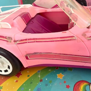 Rare Barbie Dream Vette in Original Box, Vintage 1982 Pink Gremlins ...