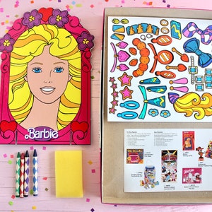 Barbie Make up Kit Colorforms Dress up Play Set Vintage 80s - Etsy