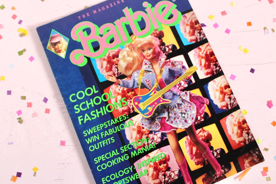 Vintage Barbie and the Beat Magazine for Kids, 90s Kids Barbie Comic ...