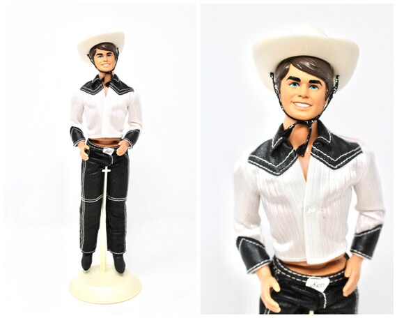 Western Ken Doll in Original Fashion With Collector Box - Etsy