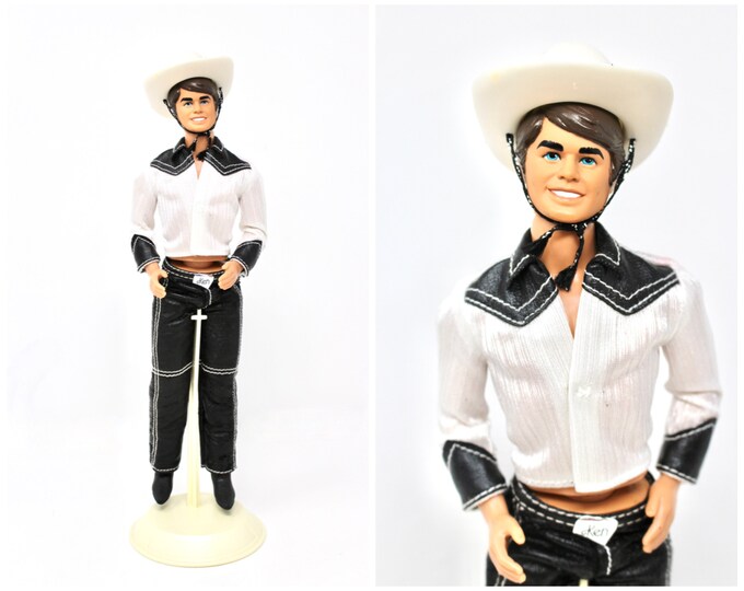 Western Ken Doll in Original Fashion With Collector Box, Vintage 80s ...