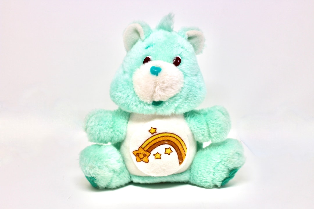 Wish Care Bear Plush Coin Bank, Kids Secret Toy Bank, Vintage Stuffed ...