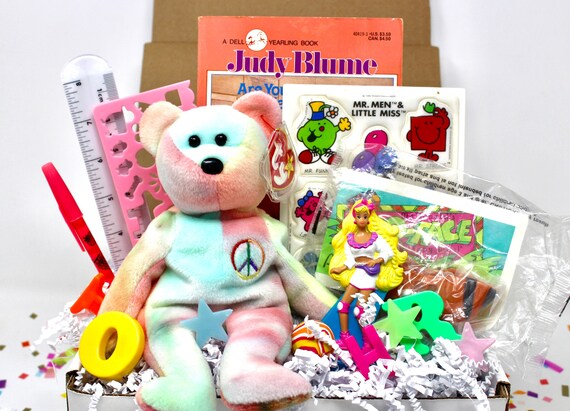 80s Kids Nostalgia Goodie Box 90s Pink Nostalgia Gift Box | Etsy