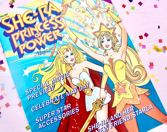 She-ra Princess of Power Magazine for Kids Spring 1987 , Vintage 80s ...