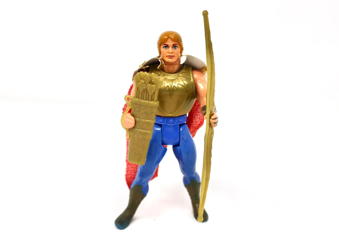 He-man Bow Action Figure Doll, Vintage 1980s Masters of the Universe ...