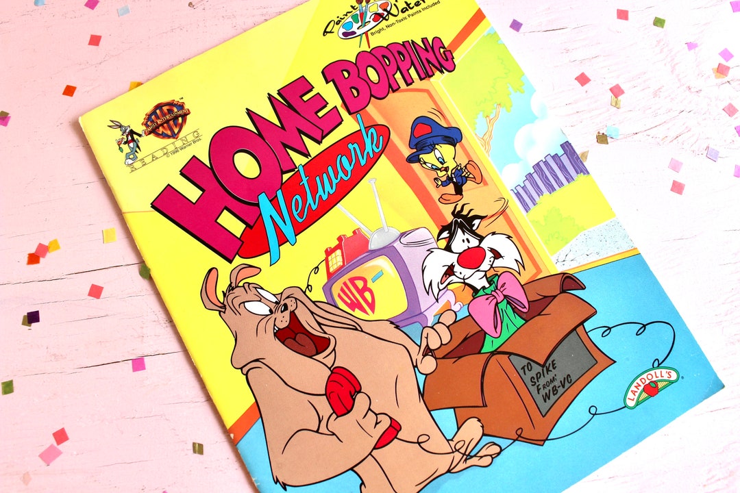 Warner Bros Cartoons Paint With Water Book Home Bopping - Etsy UK