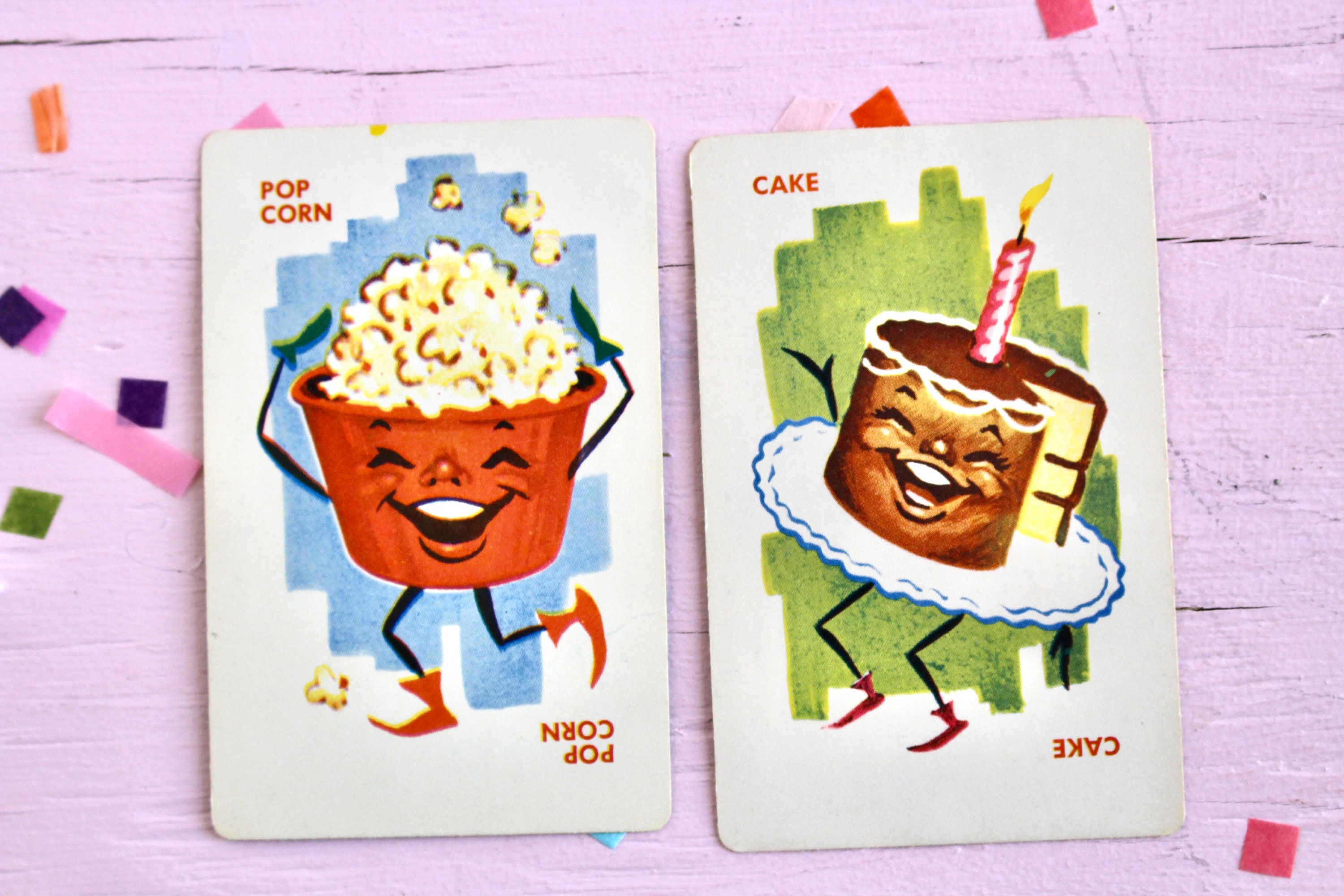 Candy Dandy Playing Cards Set of 8 Retro Candy Cards 50s 60s - Etsy