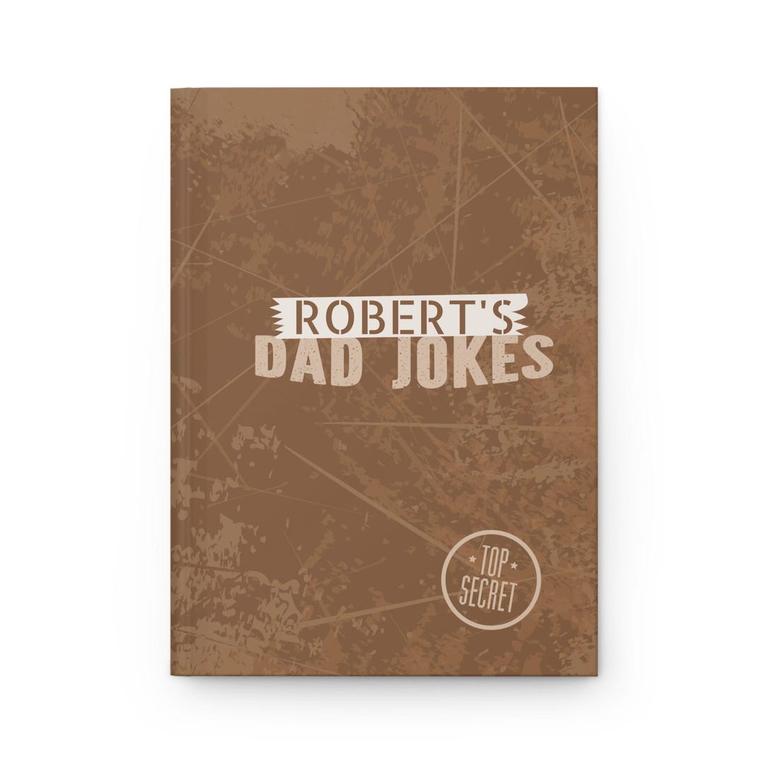Personalized Dad Jokes Journal - Funny Father's Day Gift, Secret Papa ...