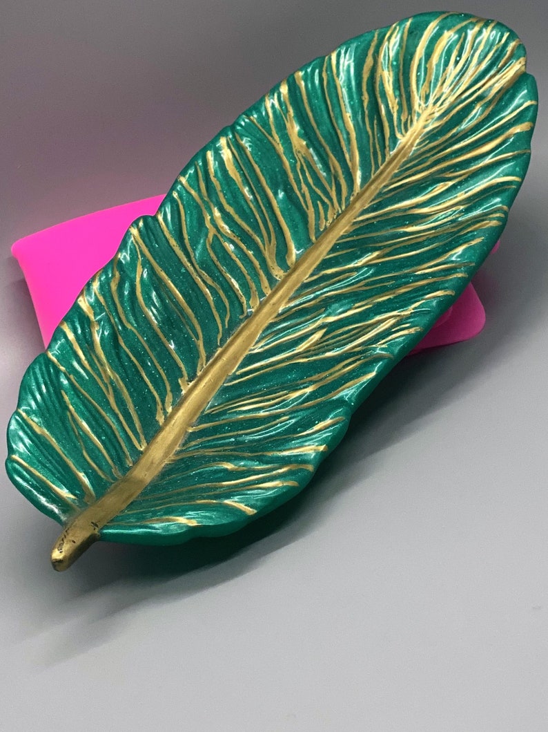 Custom Resin Feather Trinket Tray - Etsy