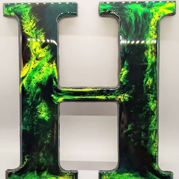 Customized Epoxy / Resin Art Letters - Etsy