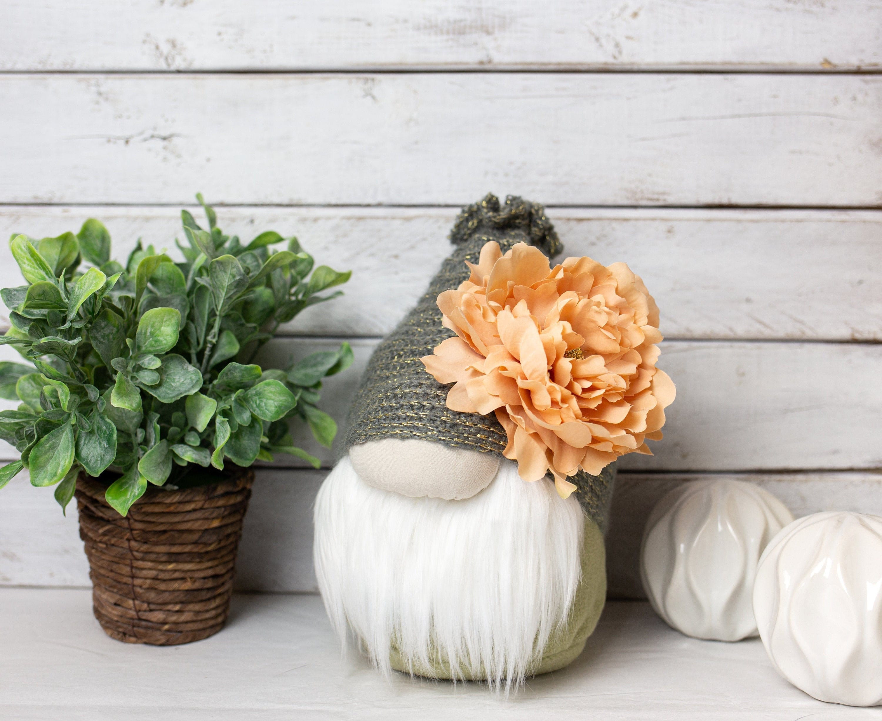 Gnomo gnomo suéter gnomo decorativo gnomo verde gnomo - Etsy España